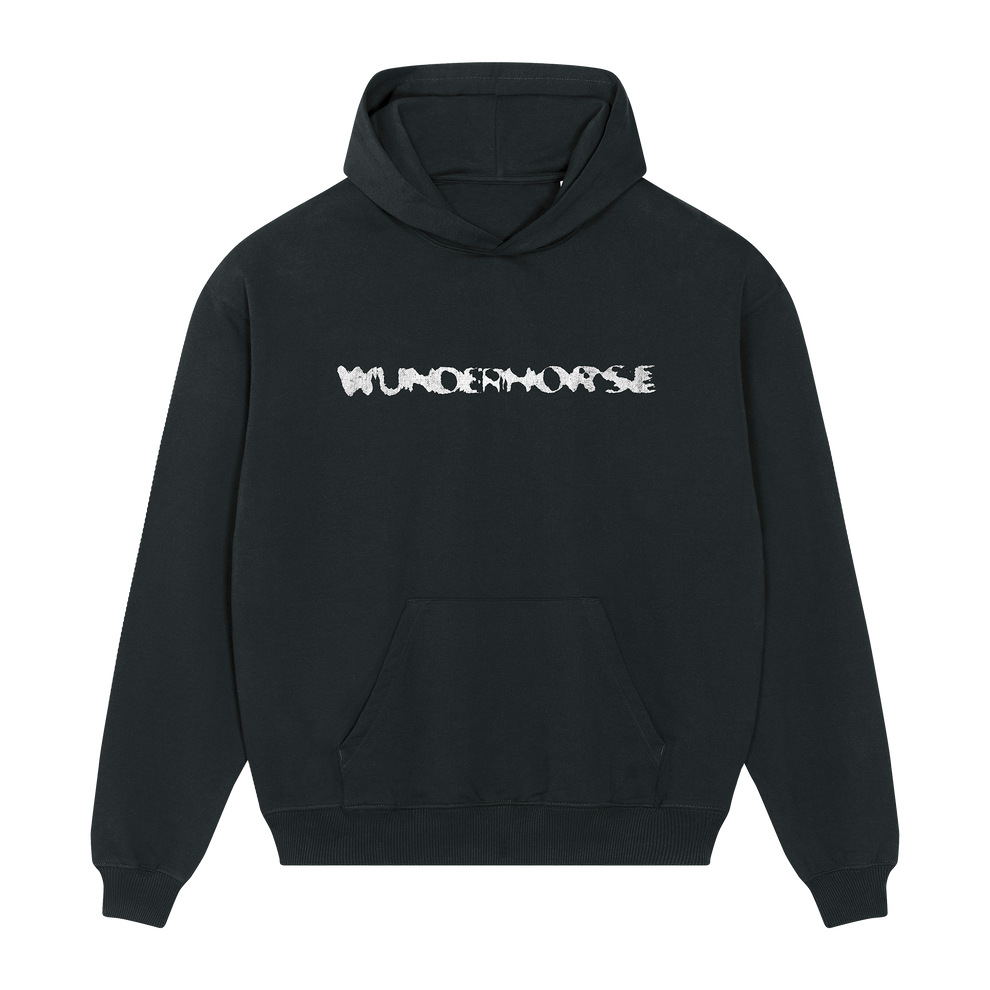 Winter Logo | Black Hoodie | Wunderhorse | Official Store